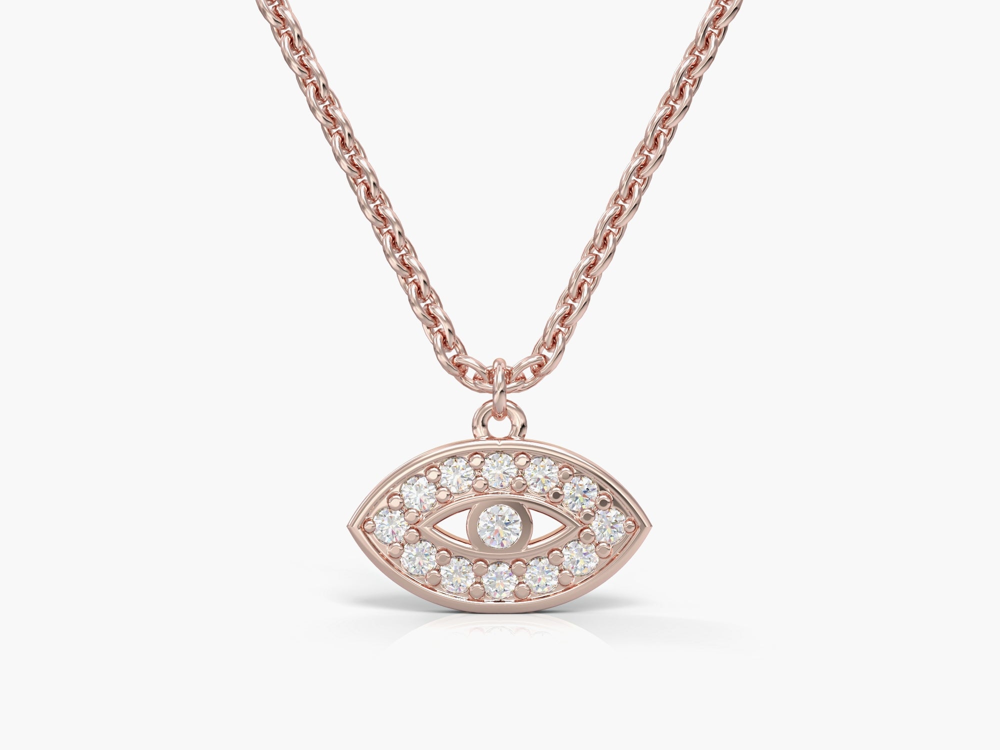 שרשרת עין טובה משובצת זרקונים – Michal Negrin - Live The Fantasy